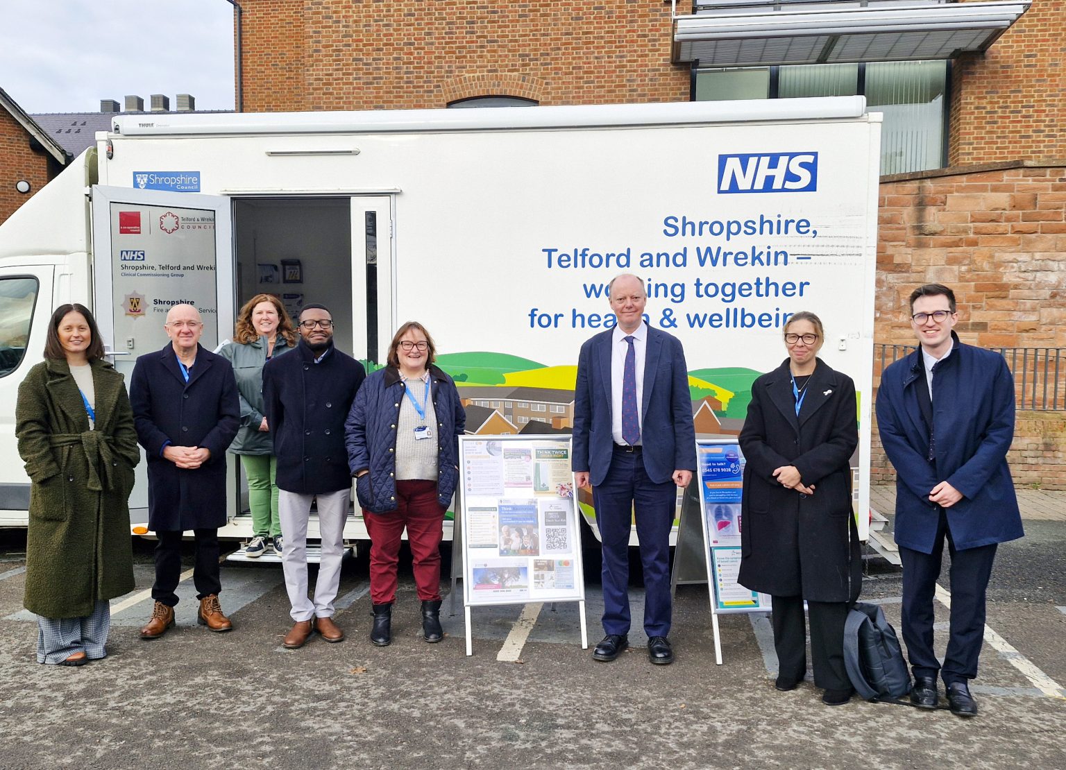 Chief Medical Officer Sir Chris Whitty visits Shropshire to discuss ...