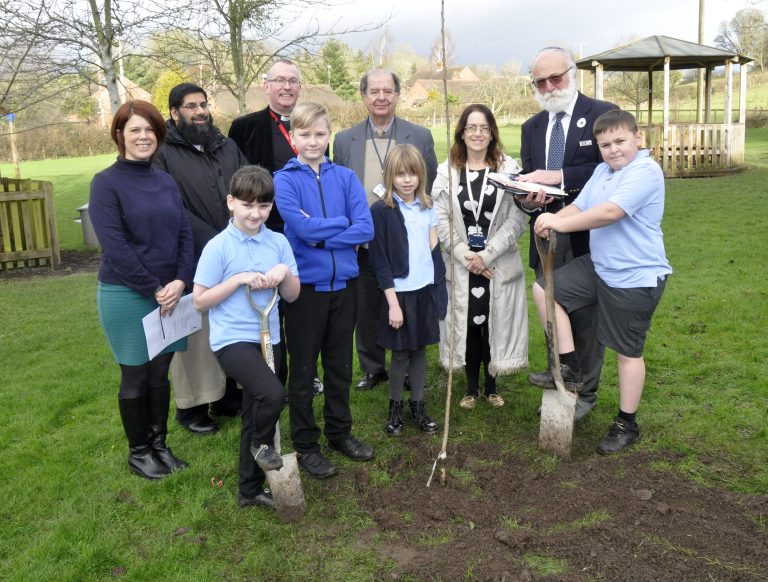 Local schoolpupils help Holocaust Memorial Day cherry tree orchard to ...