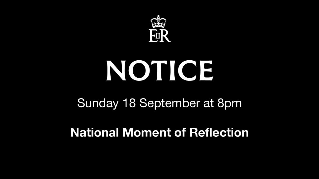 Join together in a National Moment of Silent Reflection on Sunday 18 ...