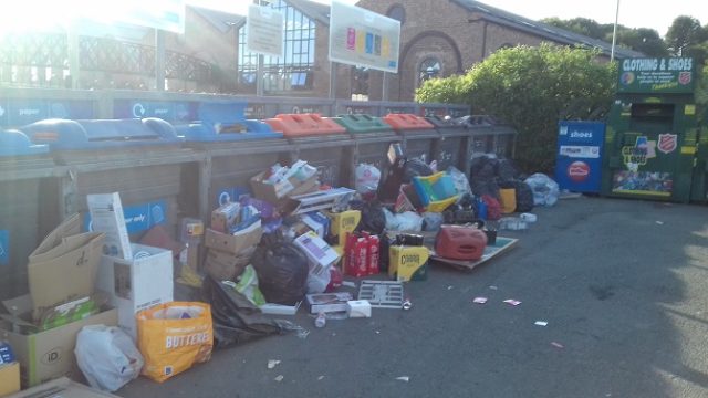People urged to use Shropshire's recycling banks responsibly