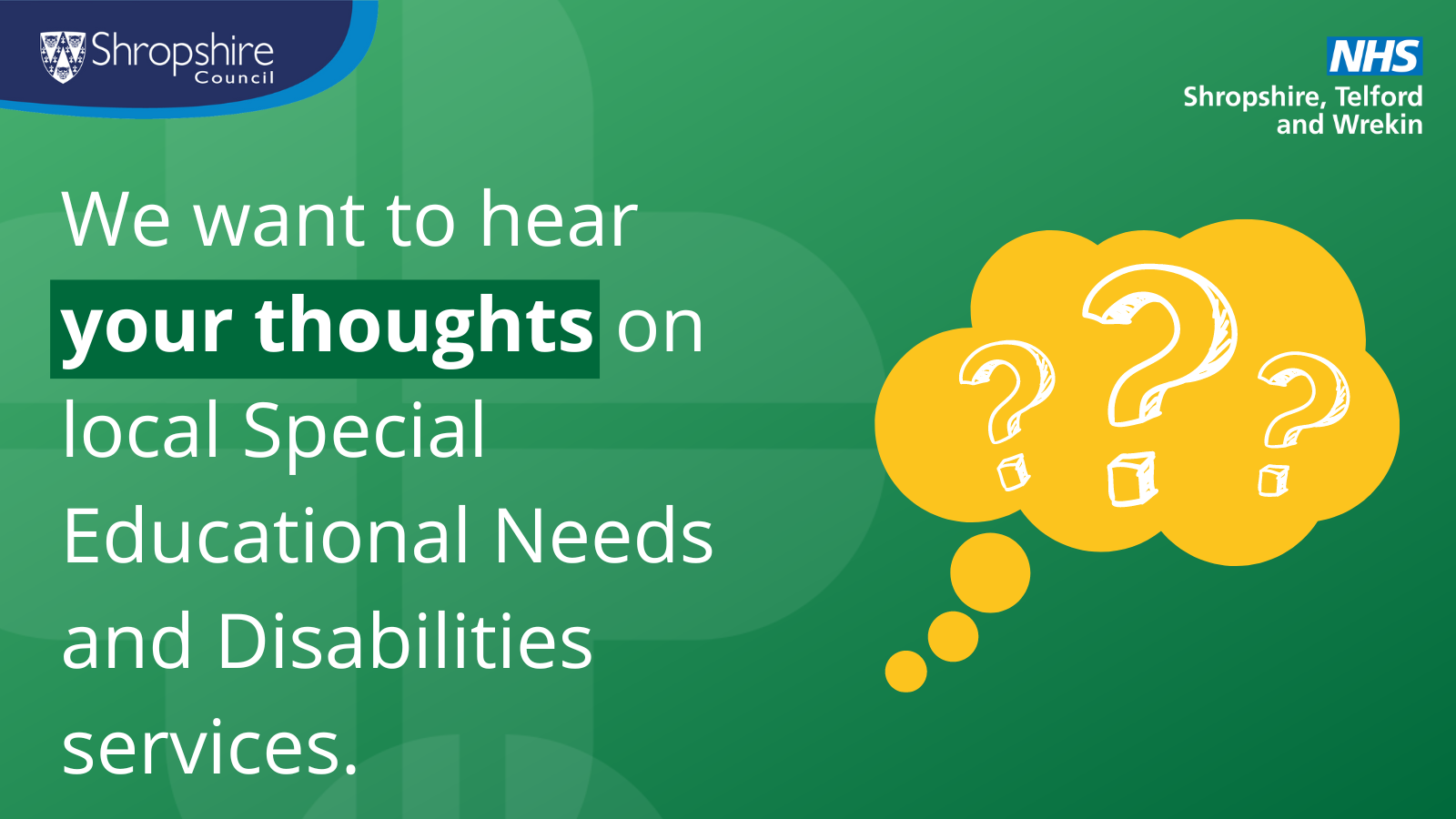 Families continue to shape the future of SEND services in Shropshire ...