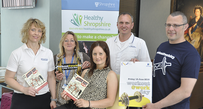Staff take part in national Work Out at Work day - Shropshire Council ...