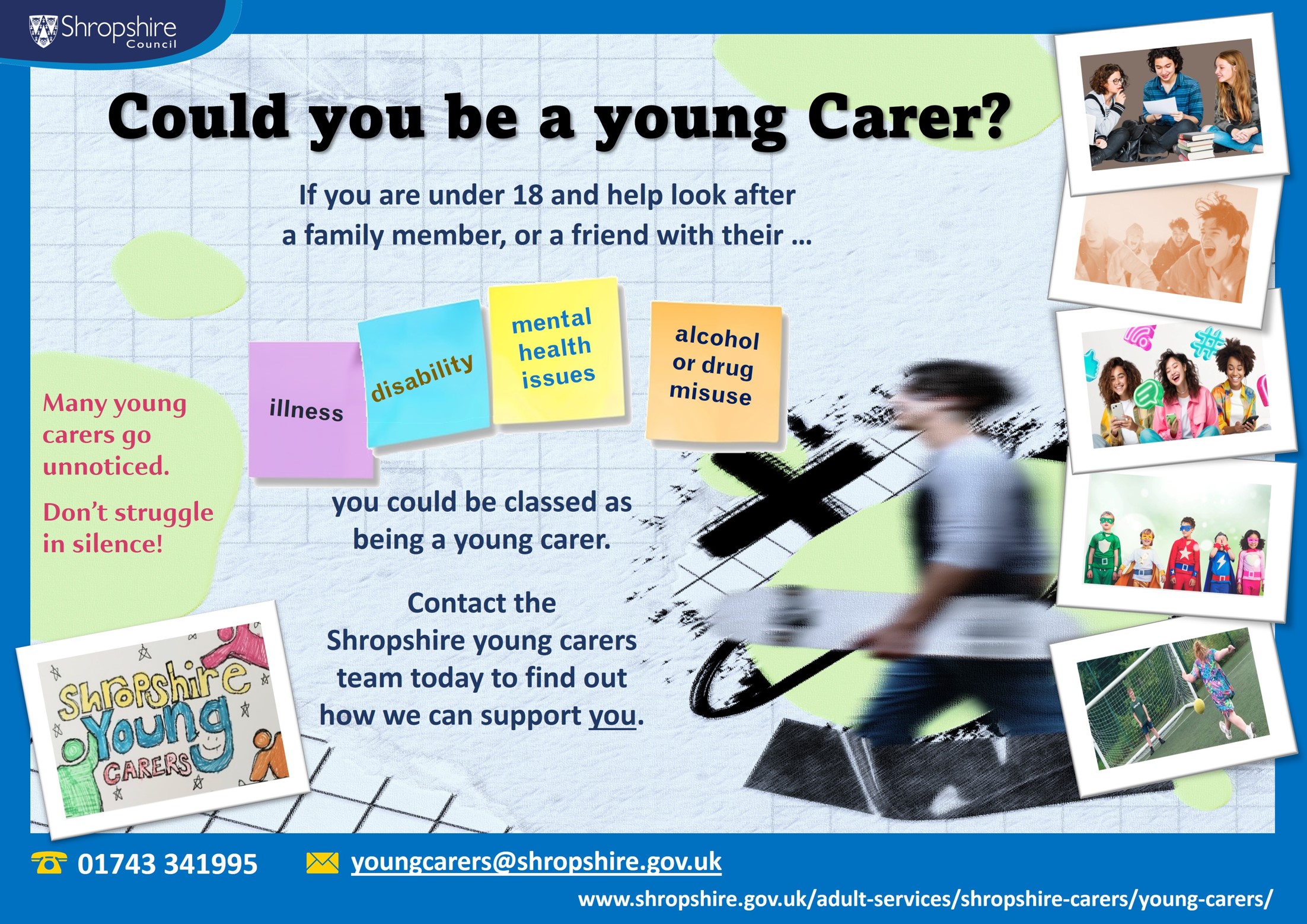 Shropshire’s young carer support offers vital aid to young carers - Shropshire Council Newsroom