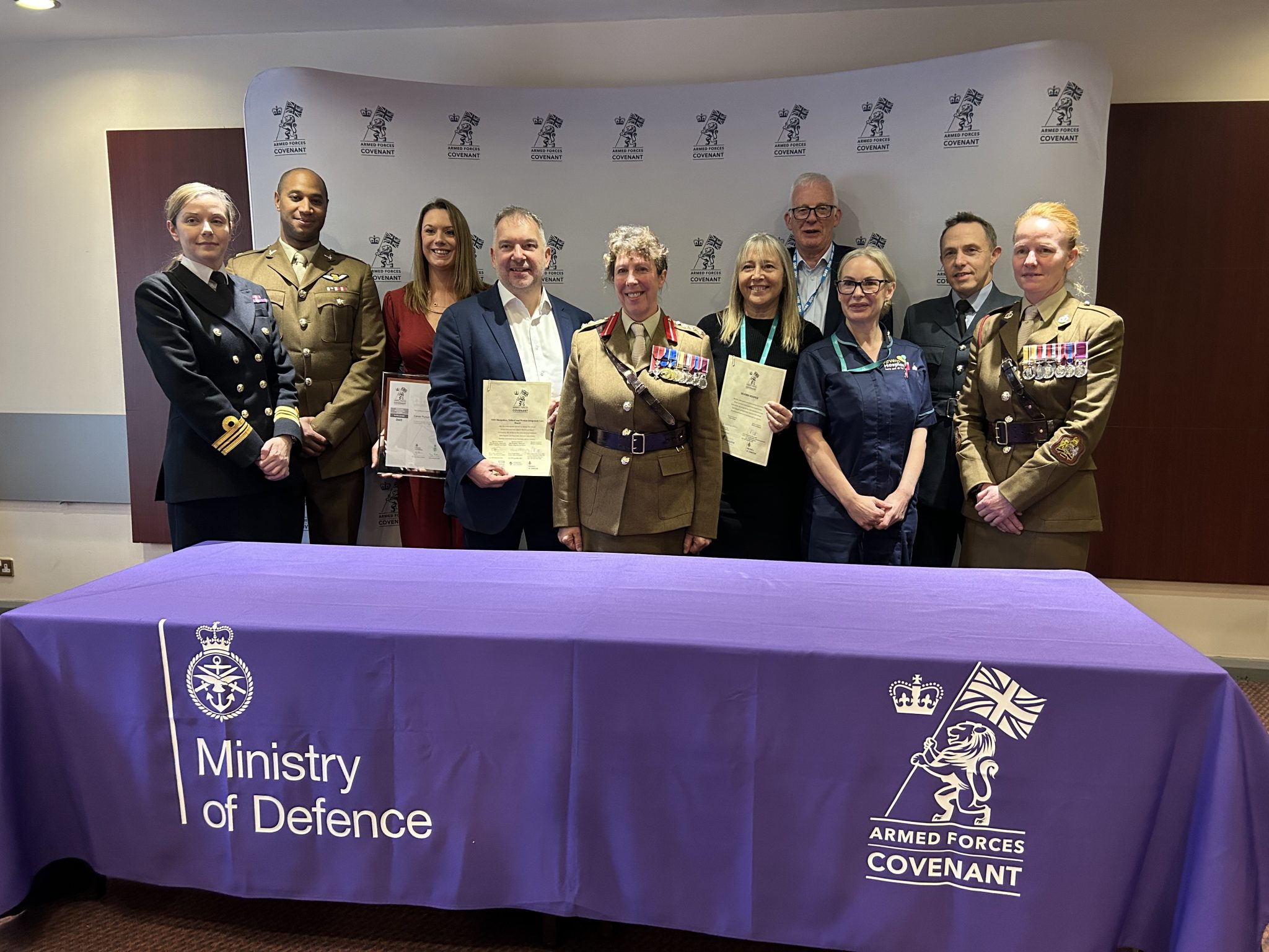 News from our partners: NHS Shropshire, Telford and Wrekin signs Armed ...