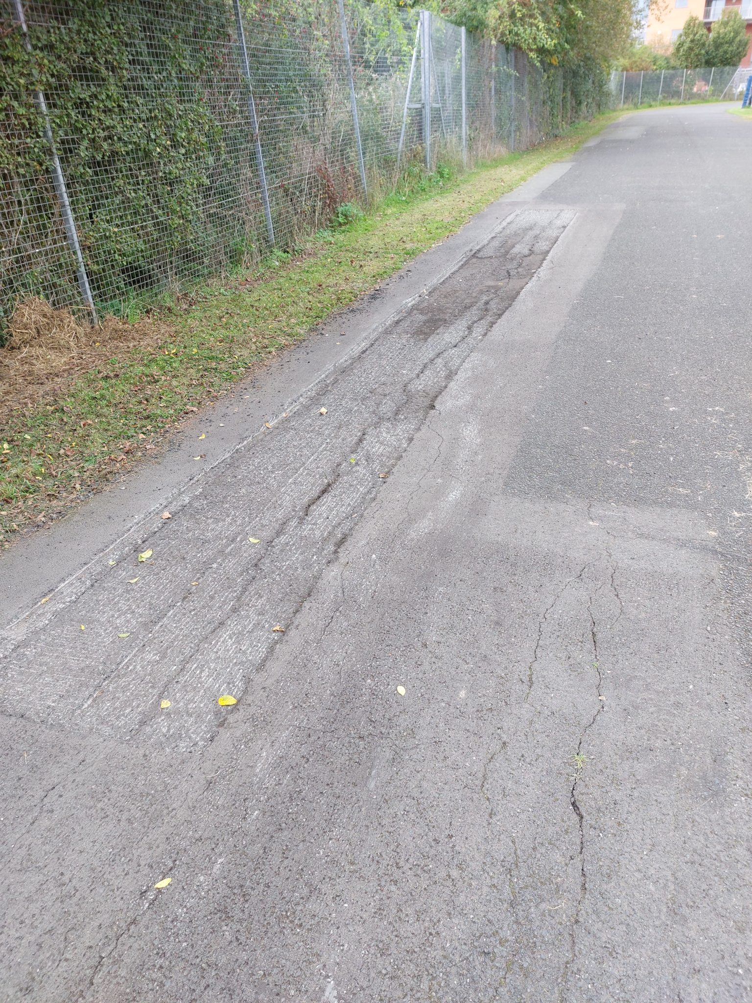 Cycle track benefits from new surfacing material - Shropshire Council ...