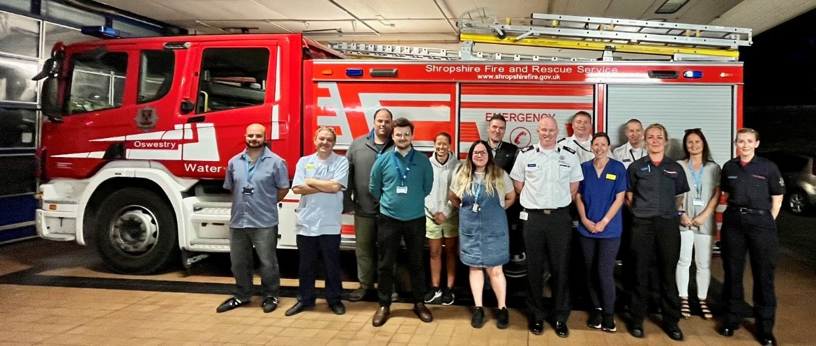 Warm Welcome offered at county fire stations - Shropshire Council Newsroom