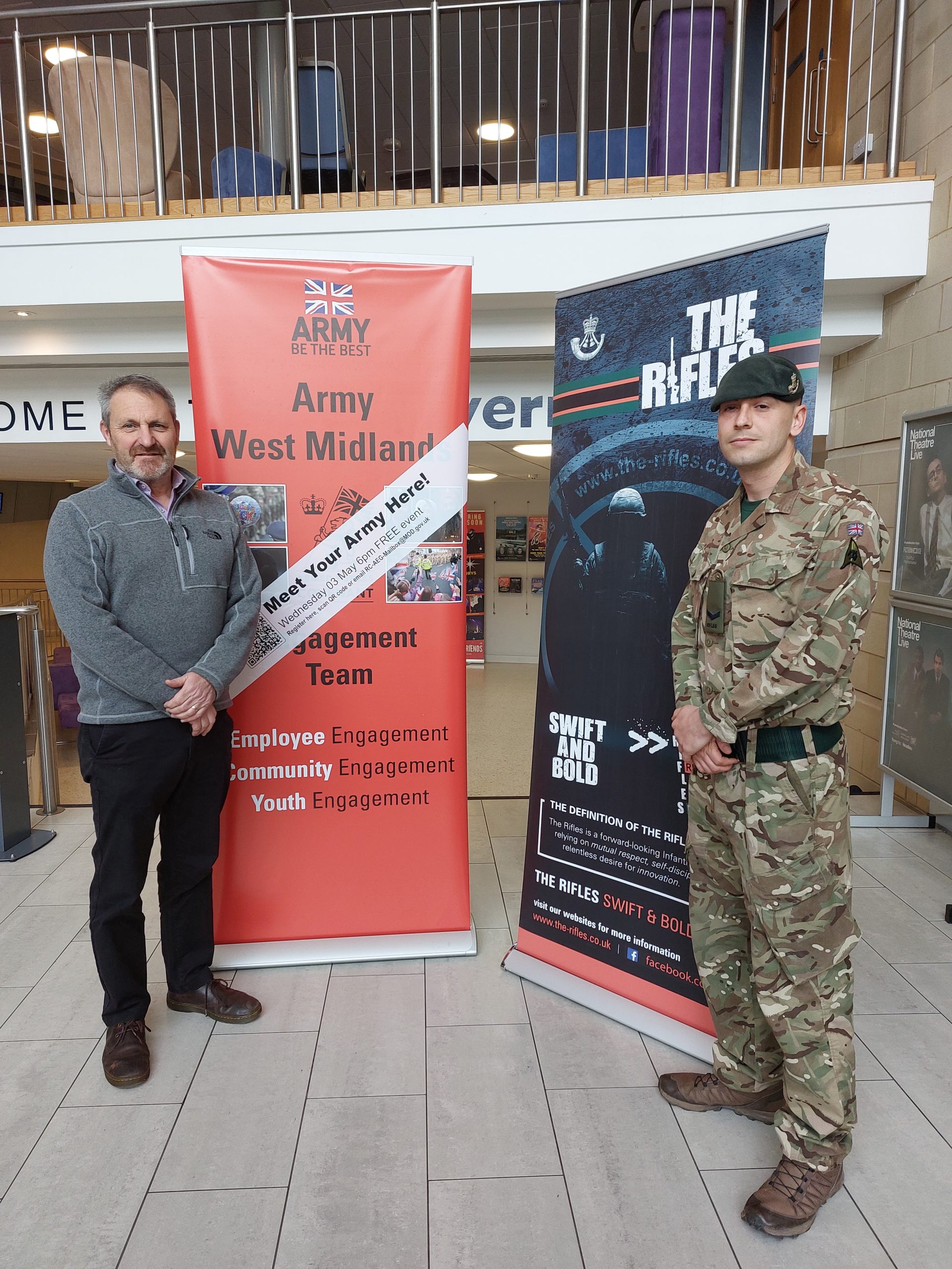 Army taking to the stage at Theatre Severn - Shropshire Council Newsroom