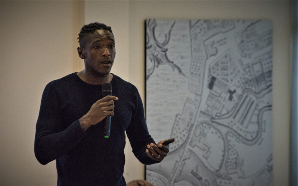 Omar Beckles speaks at Suicide Prevention Conference