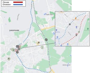 oswald road oswestry resurfacing map - Shropshire Council Newsroom