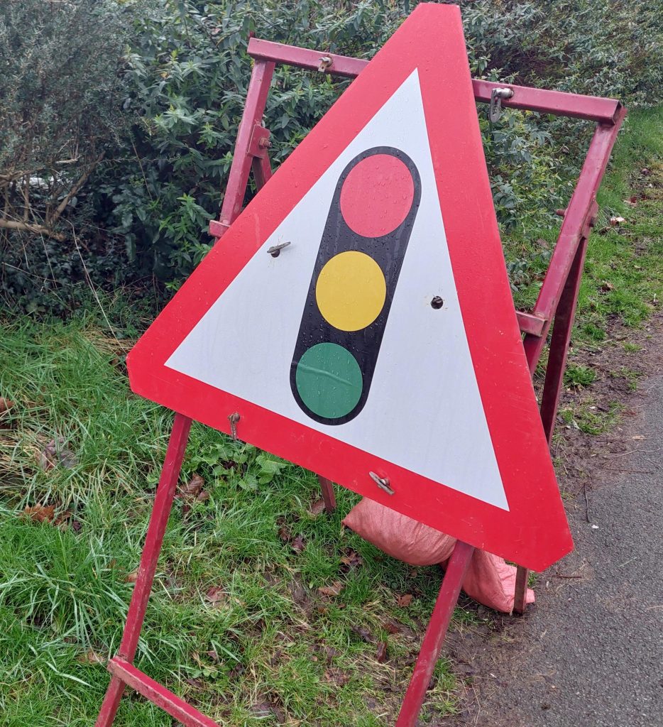 temporary traffic light sign - Shropshire Council Newsroom