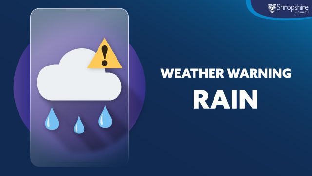 Weather Warnings Rain Shropshire Council Newsroom